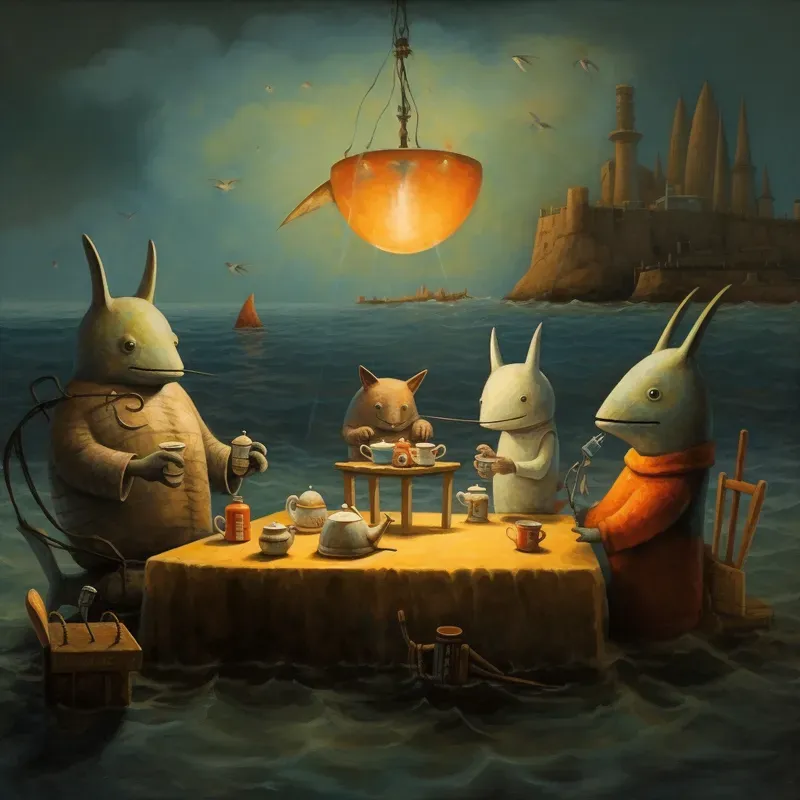 Bizarre Kids Cartoon Illustrations Midjourney Prompt | PromptBase