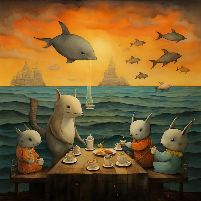 Bizarre Kids Cartoon Illustrations Midjourney Prompt | PromptBase