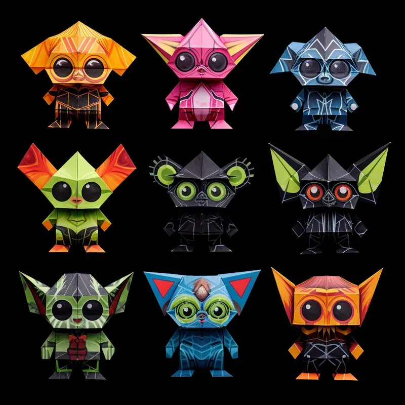 Stylish Paper Piecing Cliparts Midjourney Prompt | PromptBase