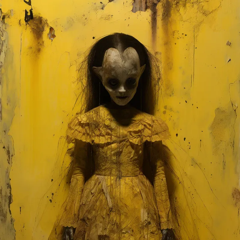 Vivid Horror Paintings Midjourney Prompt | PromptBase