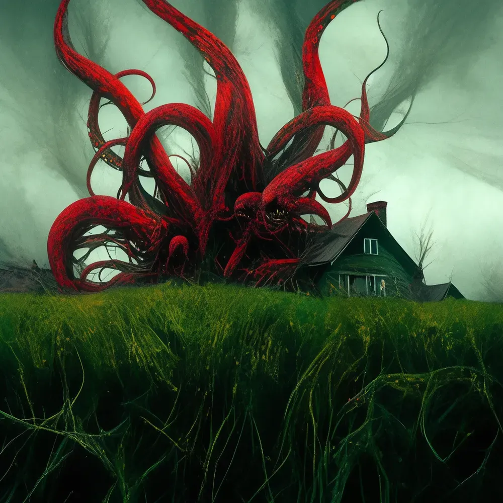 Vivid Midwest Gothic Photos Midjourney Prompt | PromptBase