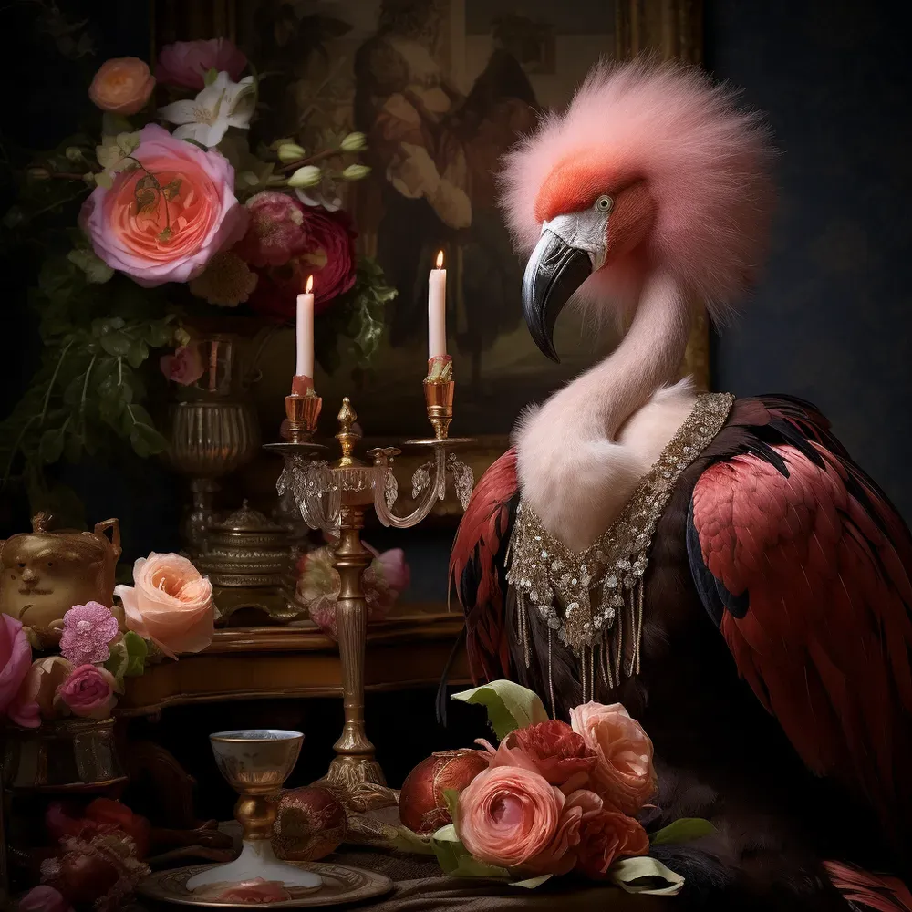 Baroque Animals Photos Midjourney Prompt | PromptBase