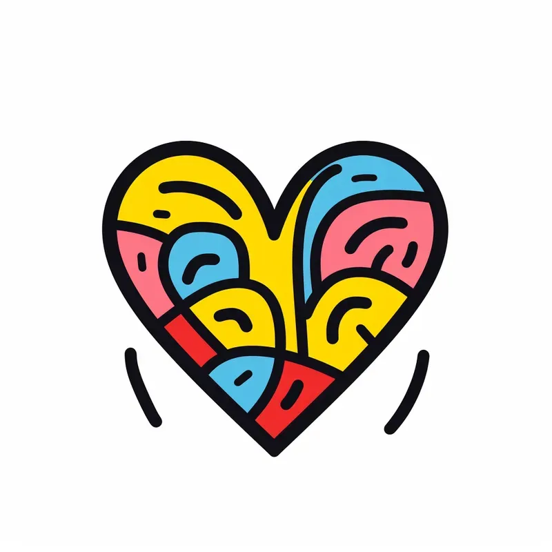 Colorful Hand Drawn Doodle Logos Midjourney Prompt | PromptBase