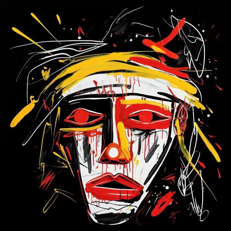 Outline Expressionism Art Midjourney Prompt | PromptBase