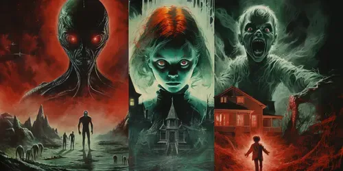 Vintage Style Horror Movie Posters Midjourney Prompt | PromptBase