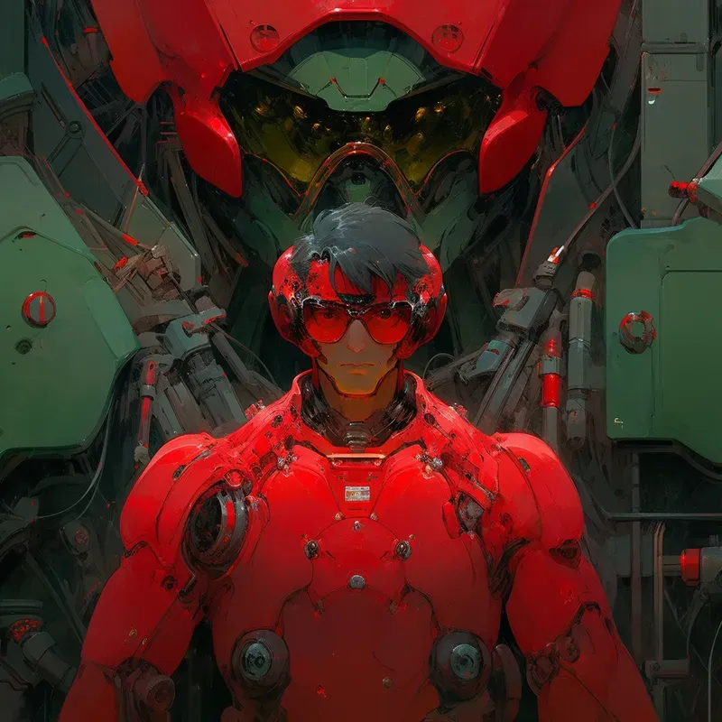 90s Mecha Anime Comic Art Midjourney Prompt | PromptBase