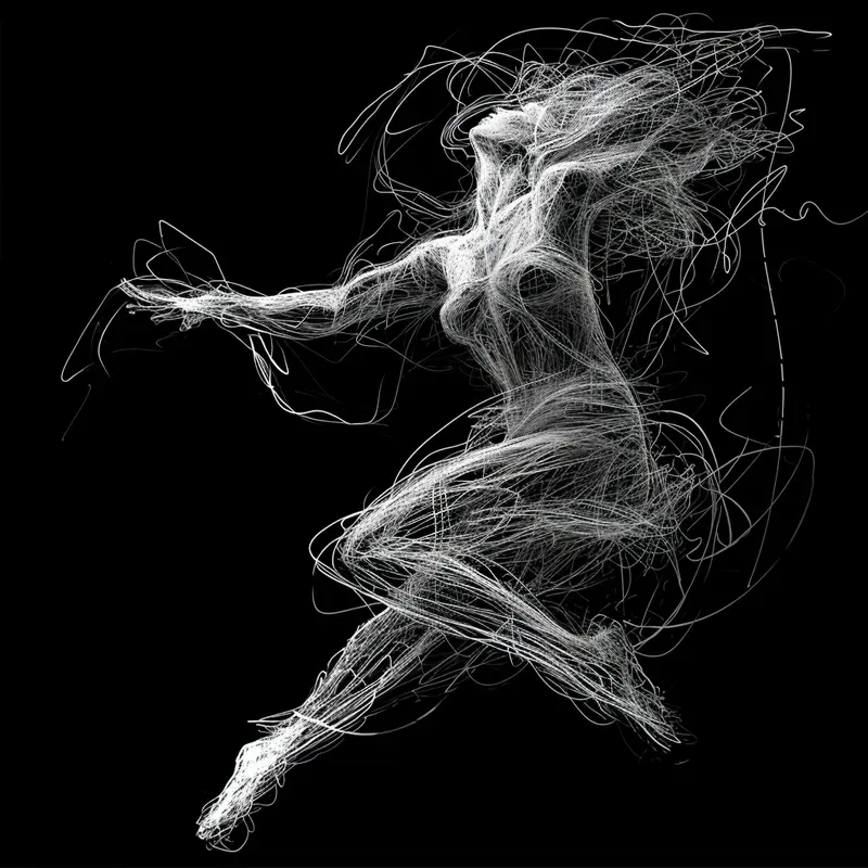 Expressionism Line Art Midjourney Prompt | PromptBase