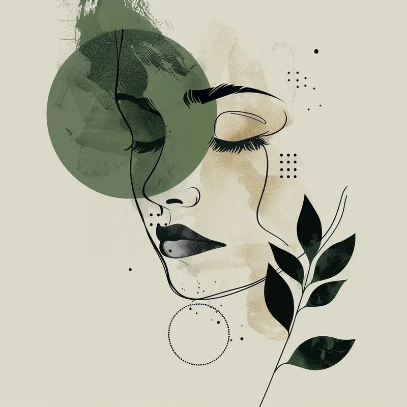 Abstract Boho Flowercore Poster Art Midjourney Prompt | PromptBase