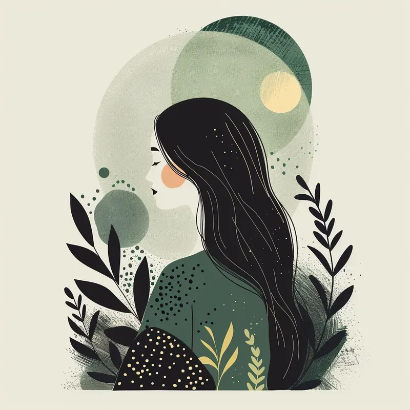 Abstract Boho Flowercore Poster Art Midjourney Prompt | PromptBase