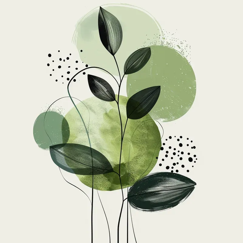 Abstract Boho Flowercore Poster Art Midjourney Prompt | PromptBase