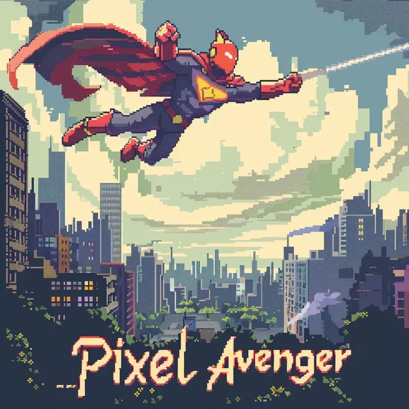 8bit Pixel Art Retro Game Covers Midjourney Prompt | PromptBase