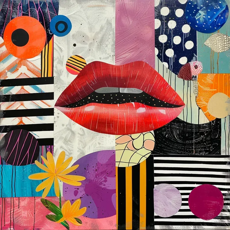 Abstract Modern Collages Midjourney Prompt | PromptBase