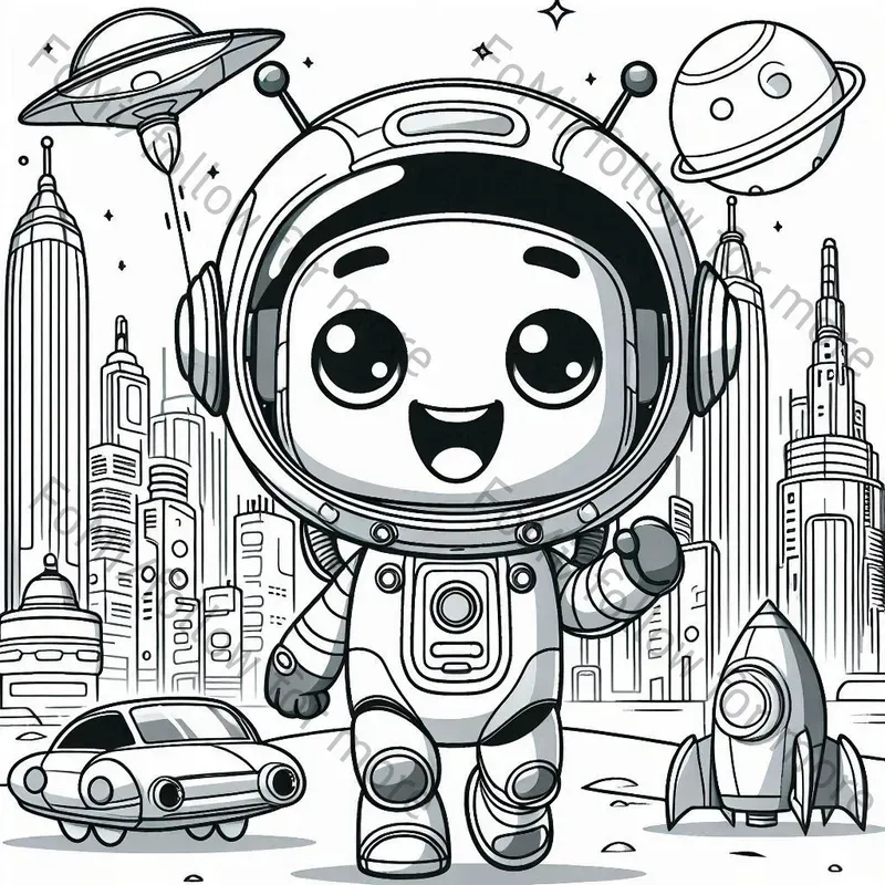 Delightful Coloring Pages For Children DALL·E Prompt | PromptBase