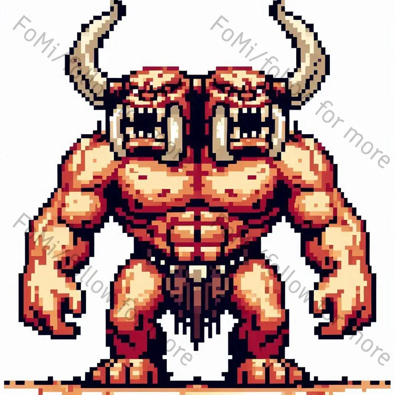 Retro Pixel Monster Collections DALL·E Prompt | PromptBase