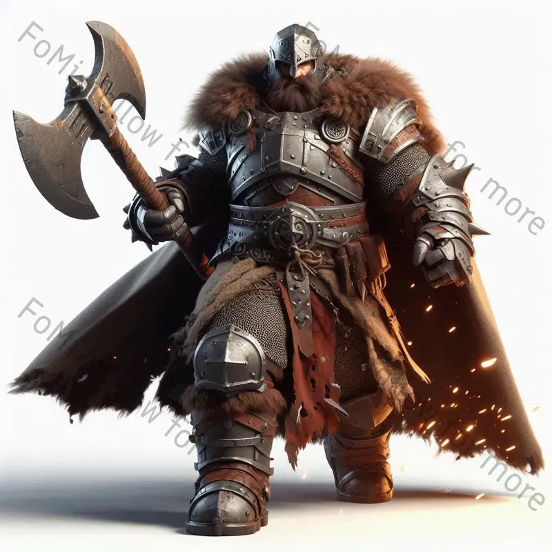 Striking 3D Fantasy RPG Character Avatars DALL·E Prompt | PromptBase