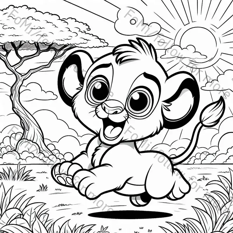 Cartoon Characters Coloring Pages DALL·E Prompt | PromptBase