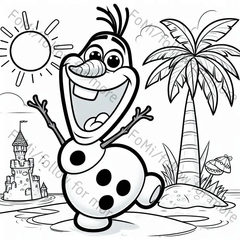 Cartoon Characters Coloring Pages DALL·E Prompt | PromptBase