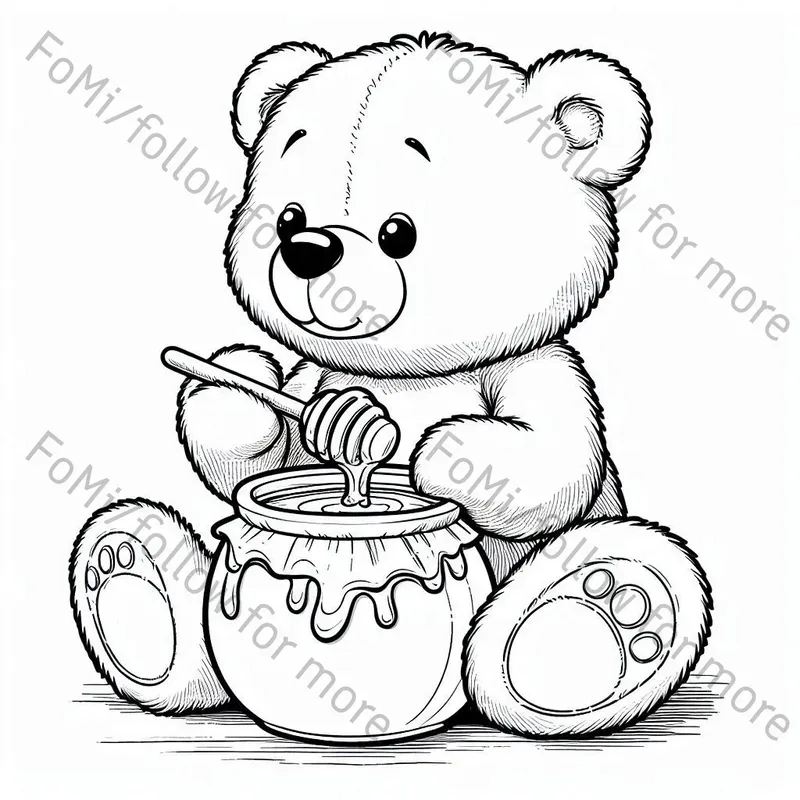 Cuddly Animals Coloring Pages DALL·E Prompt | PromptBase