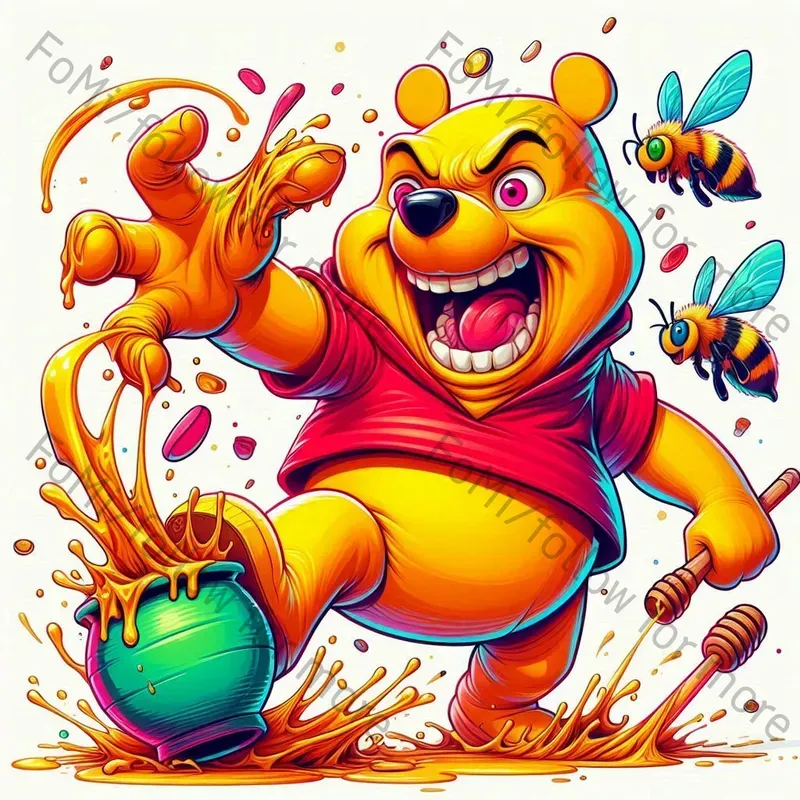 Printable Wacky Cartoon Characters DALL·E Prompt | PromptBase