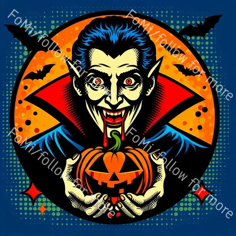 Spooky Halloween Pop Art Designs DALL·E Prompt | PromptBase