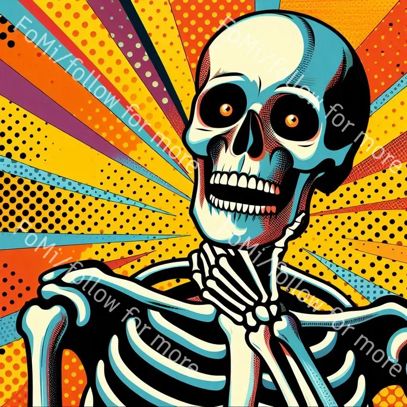 Spooky Halloween Pop Art Designs DALL·E Prompt | PromptBase