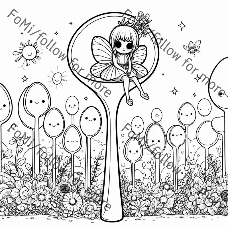 Weird Yet Cute Coloring Pages DALL·E Prompt | PromptBase