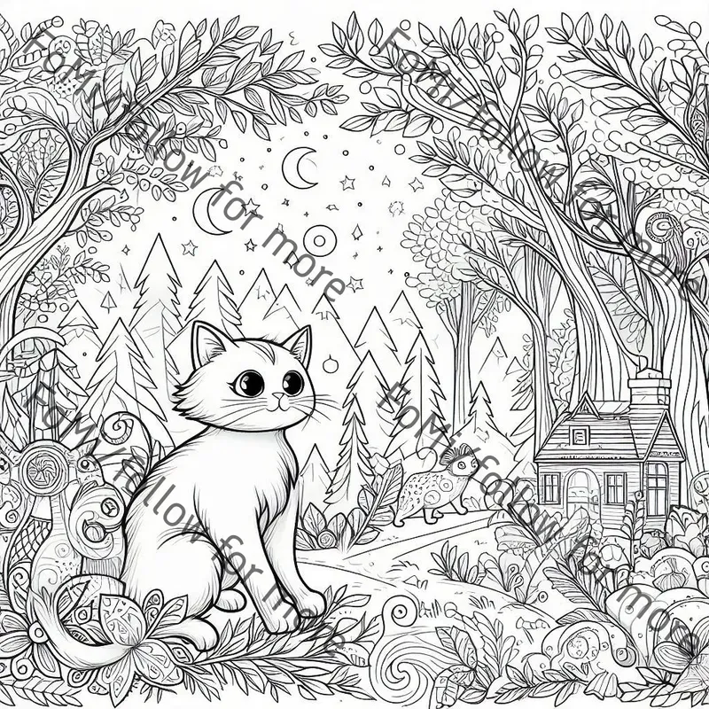 Storybook Adventures Coloring Pages DALL·E Prompt | PromptBase
