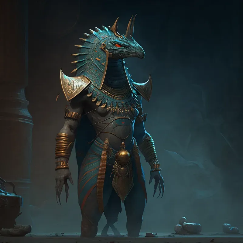 Ancient Egypt Gods Midjourney Prompt | PromptBase