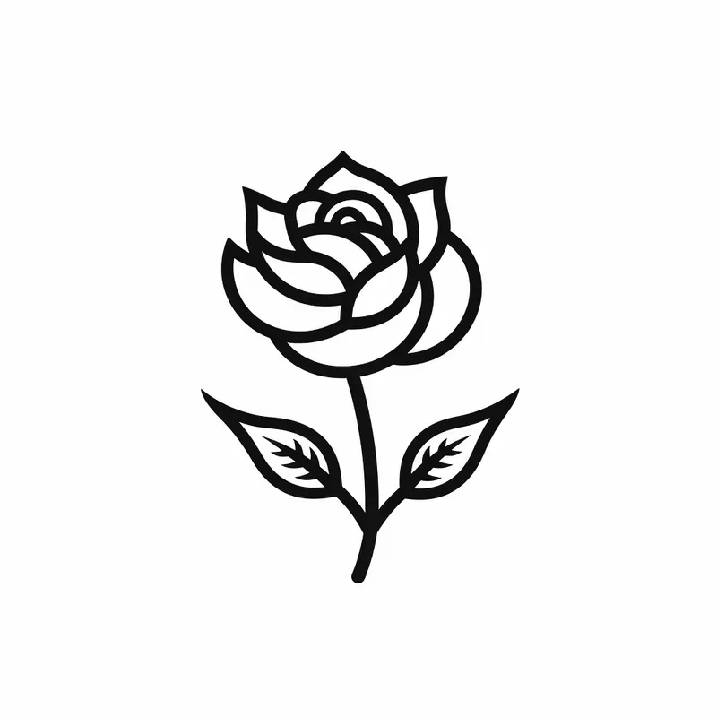 Simple Svg Line Art Silhouette Cliparts Midjourney Prompt | PromptBase