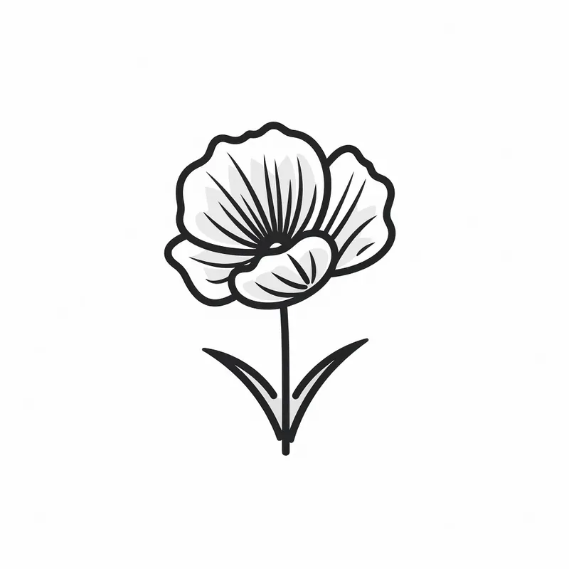 Simple Svg Line Art Silhouette Cliparts Midjourney Prompt | PromptBase