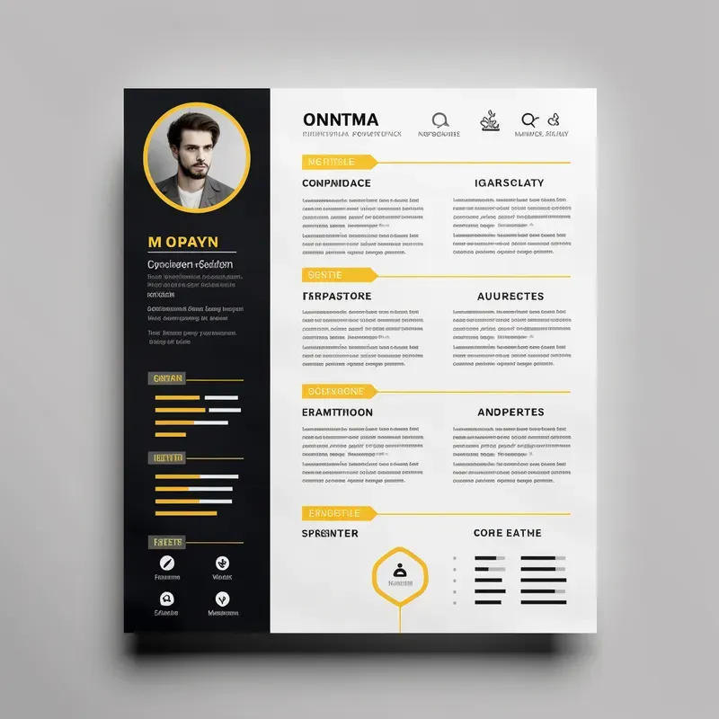 CV Or Resume Designs Midjourney Prompt | PromptBase