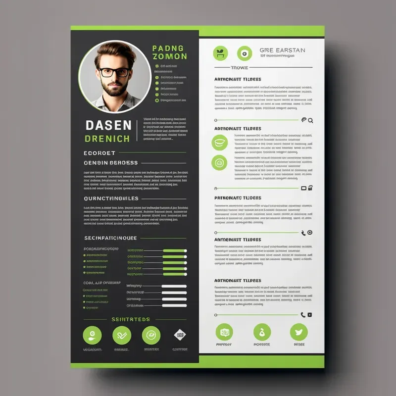 CV Or Resume Designs Midjourney Prompt | PromptBase