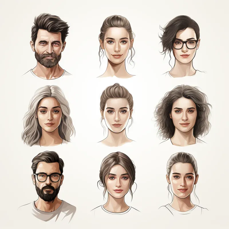 Multiple Face Designs Midjourney Prompt | PromptBase