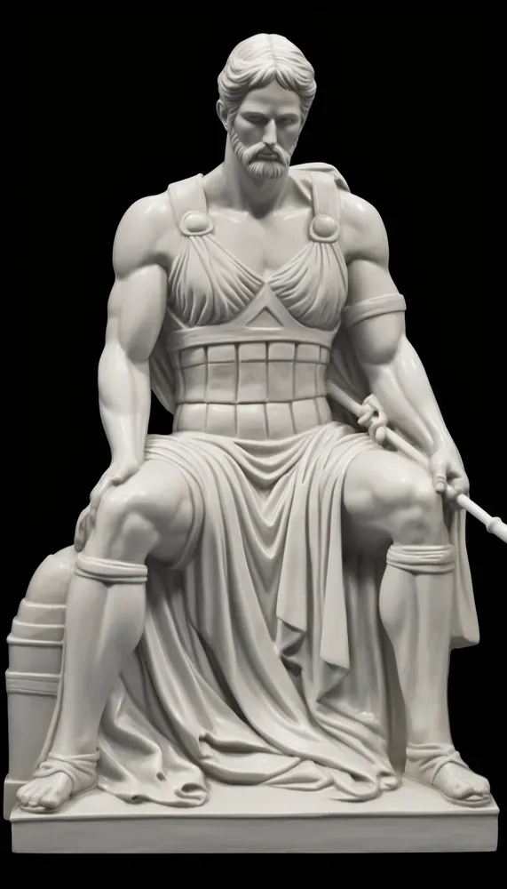 Stoic Ancient Statues Midjourney Prompt | PromptBase