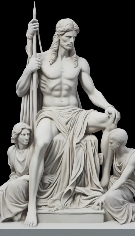 Stoic Ancient Statues Midjourney Prompt | PromptBase