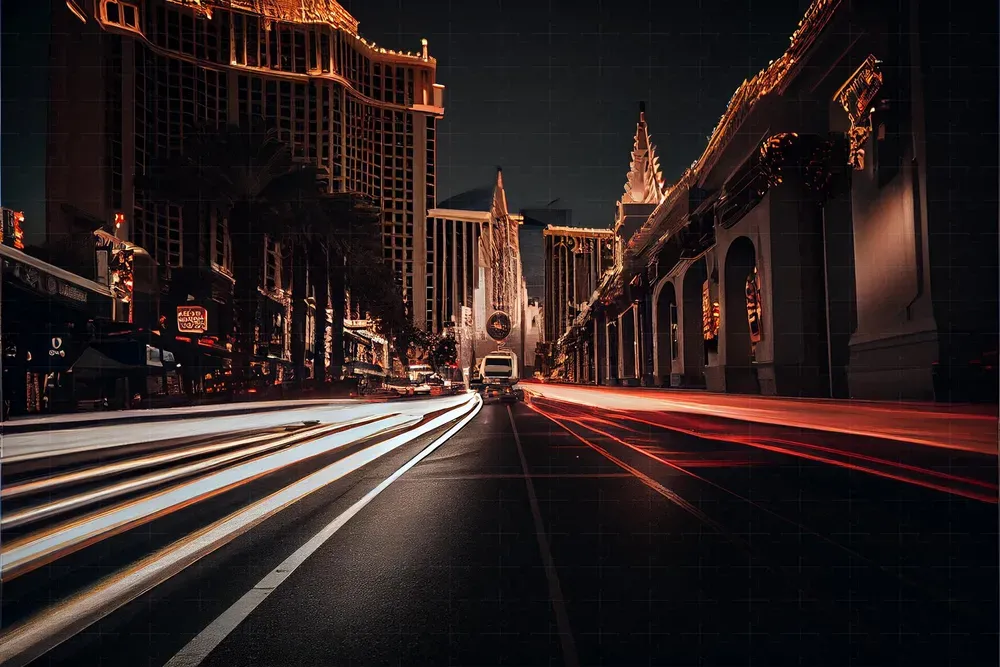 Realistic Street Long Exposure Shots Midjourney Prompt | PromptBase