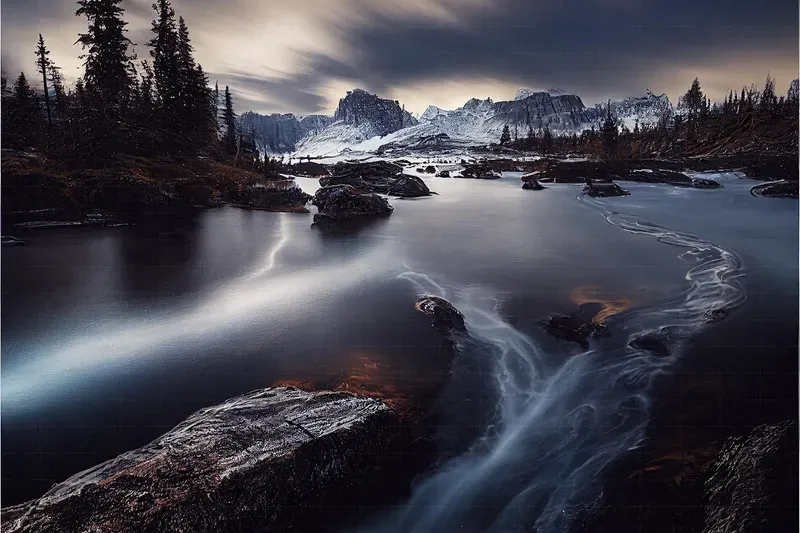 Long Exposure Landscape Photos Midjourney Prompt | PromptBase