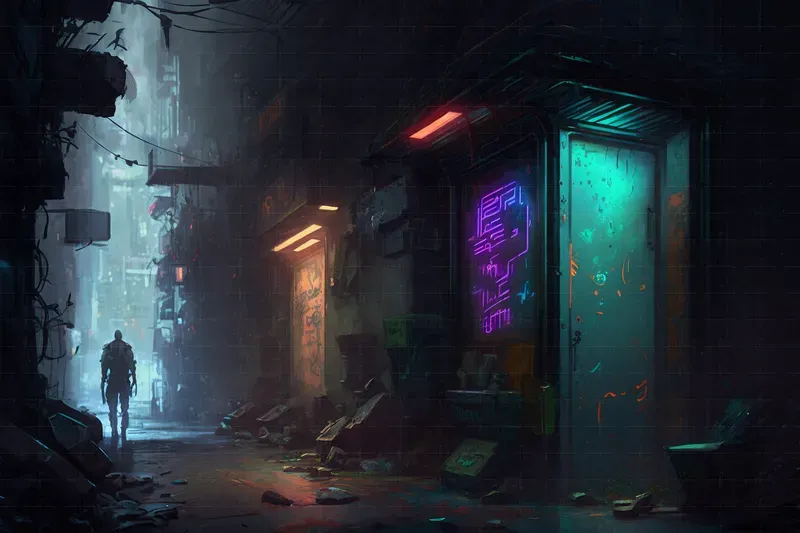 Cyberpunk DnD Environments Midjourney Prompt | PromptBase