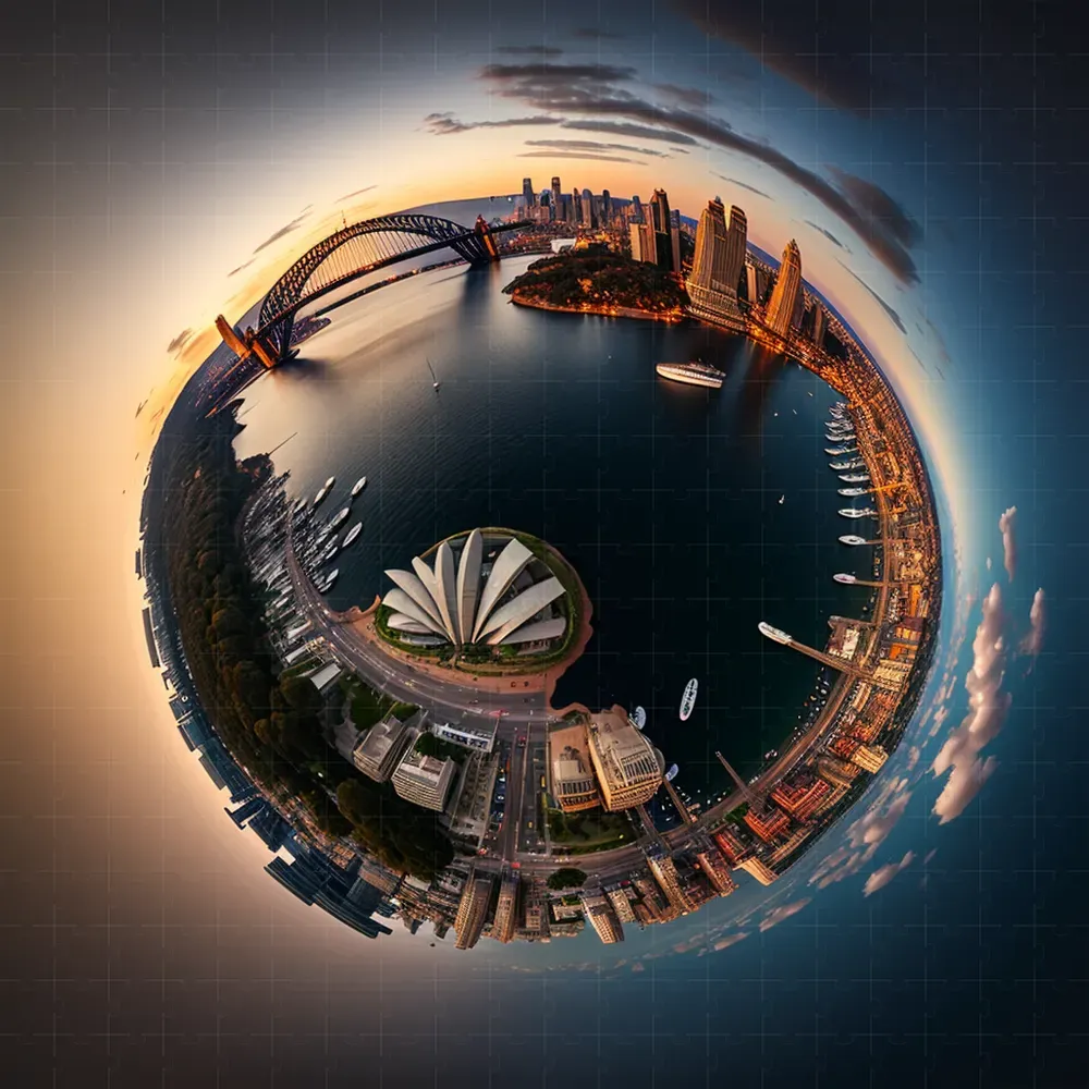 360° Panorama Photos Midjourney Prompt | PromptBase