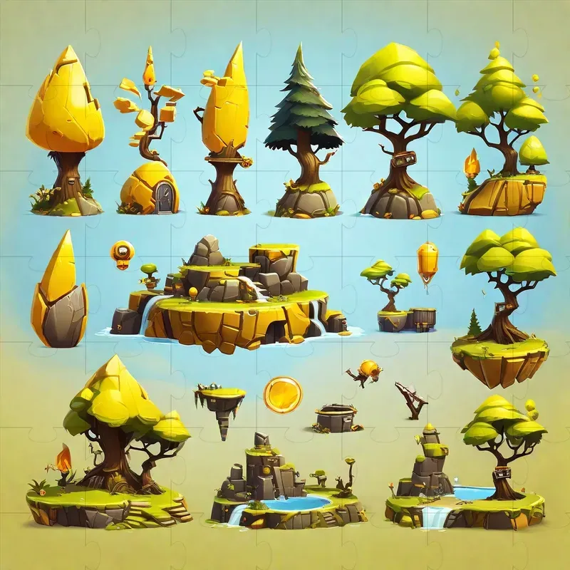 Game Asset Packs Leonardo Ai Prompt | PromptBase