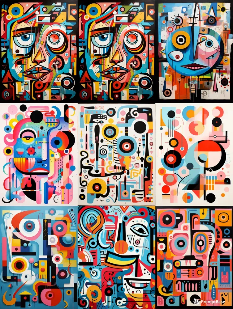 Whimsical Abstract Folk Art Midjourney Prompt | PromptBase