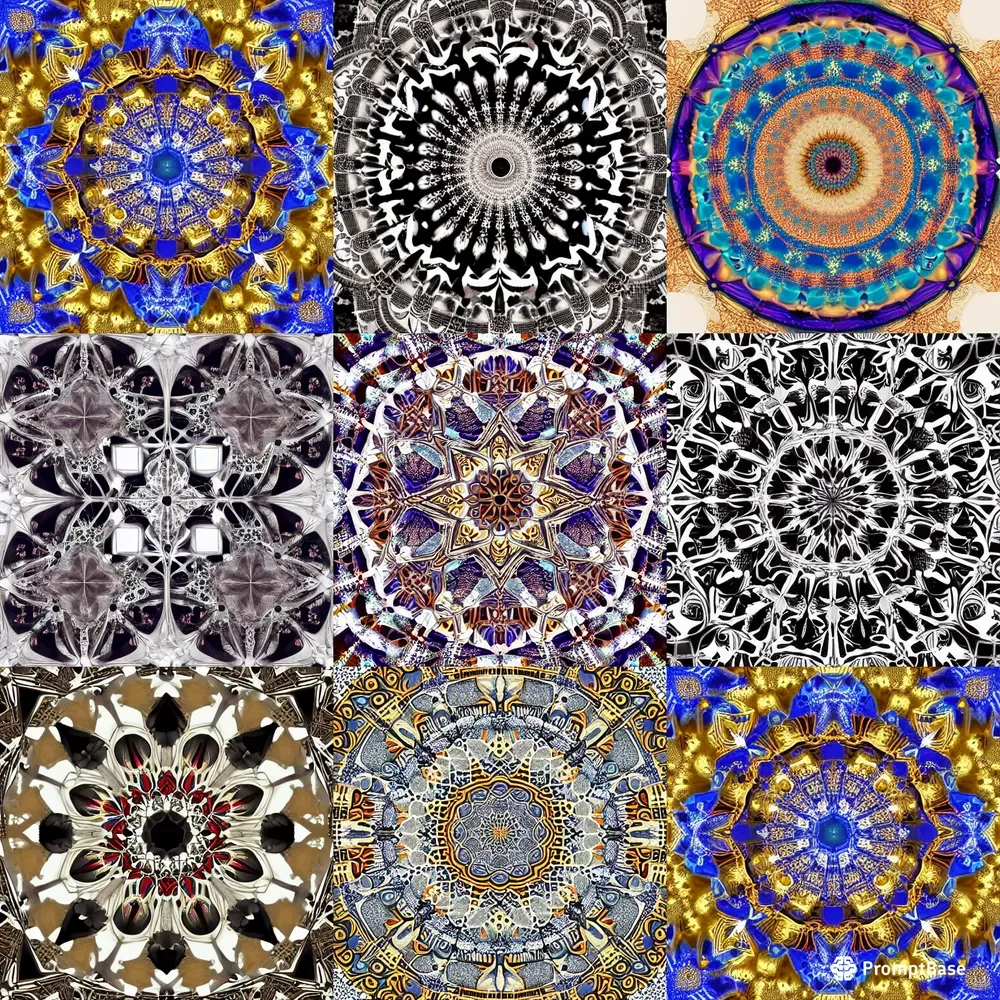 Fractal Mandalas Stable Diffusion Prompt | PromptBase