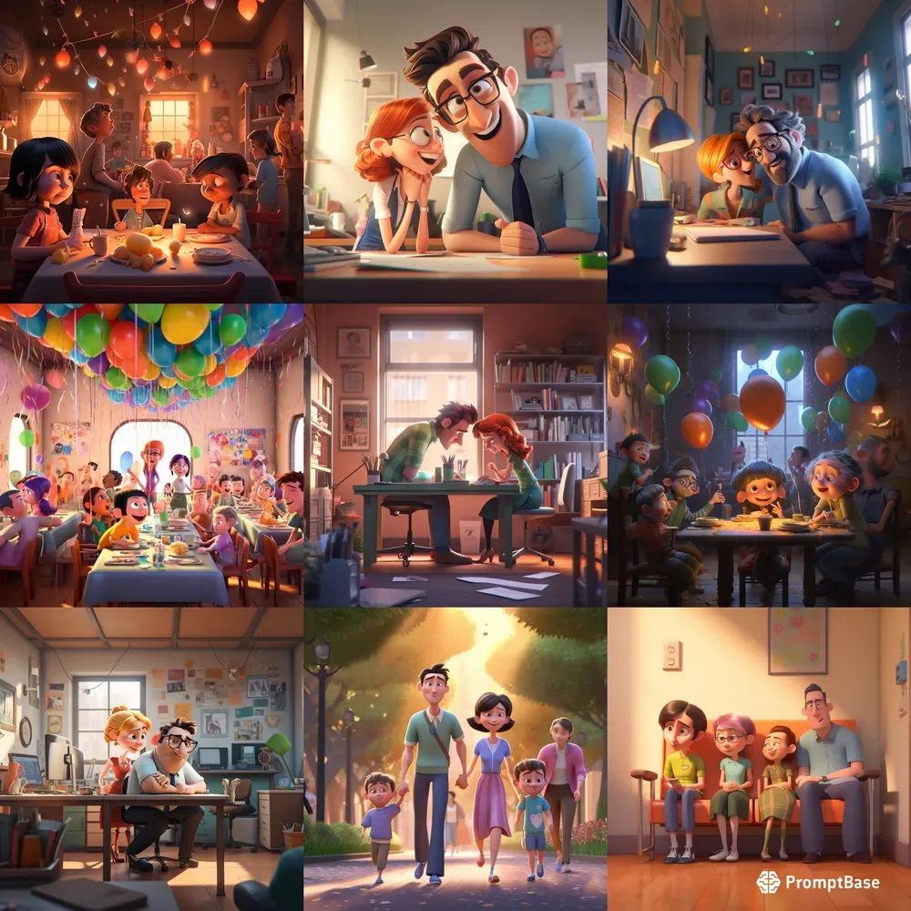 Amazing Pixar-like Animation Images Midjourney Prompt | PromptBase