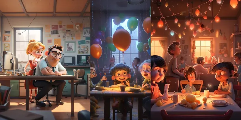 Amazing Pixar-like Animation Images Midjourney Prompt | PromptBase