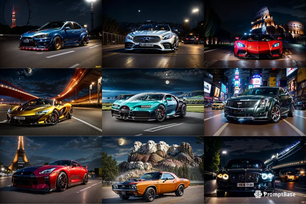 Pro Car Photographs Stable Diffusion Prompt | PromptBase