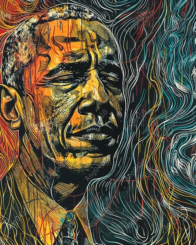 Psychedelic Finesse Character Posters Midjourney Prompt | PromptBase