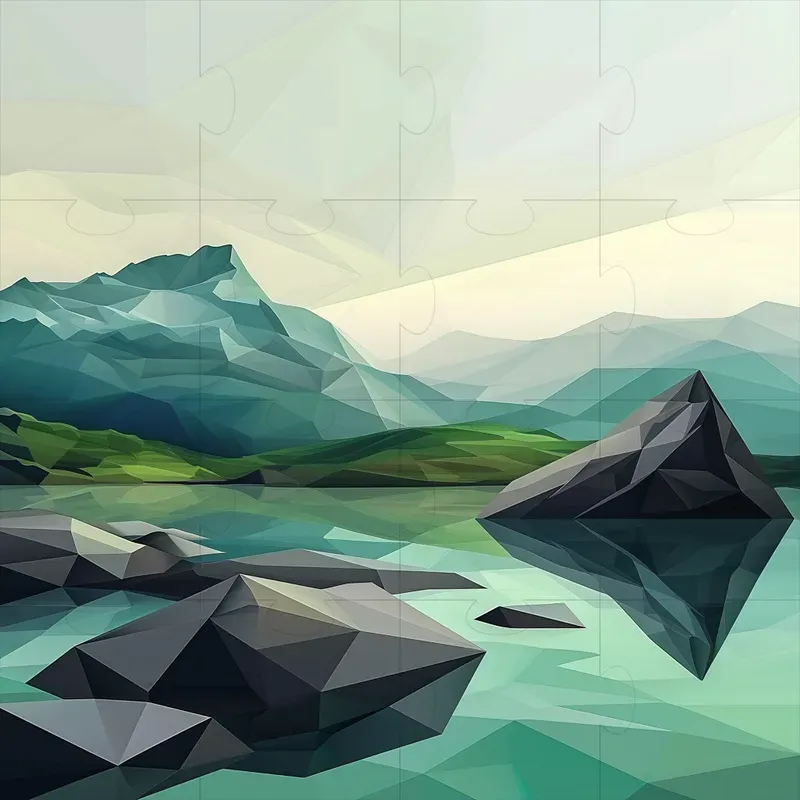 Low-poly Cover Art Midjourney Prompt | PromptBase