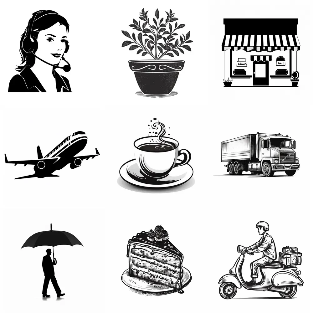 Professional Vector Illustrations Midjourney Prompt | PromptBase