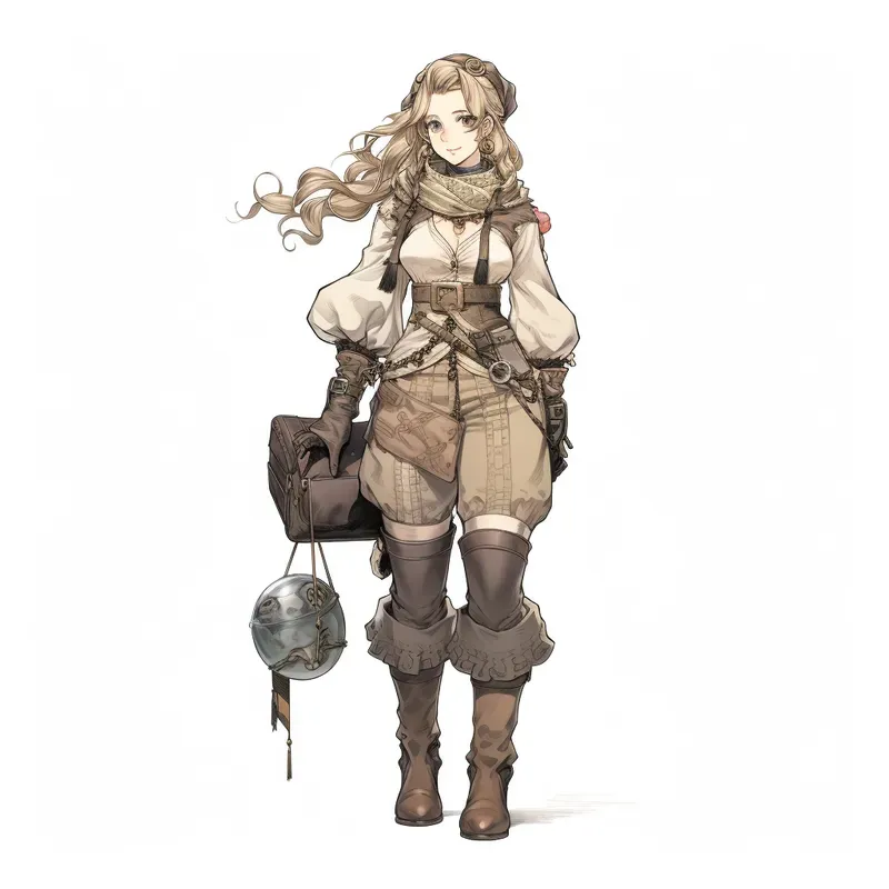 Japanese RPG Characters Midjourney Prompt | PromptBase