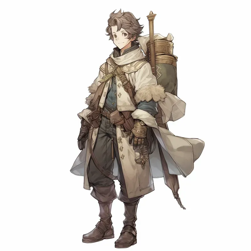 Japanese RPG Characters Midjourney Prompt | PromptBase